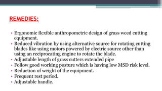 Ergonomic design: Grass weed cutter, a Case study | PPTX