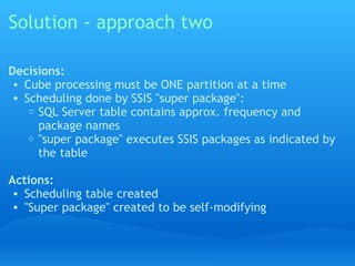 Case Study Real Time Olap Cubes | PPT