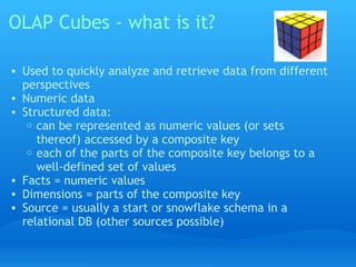 Case Study Real Time Olap Cubes Ppt