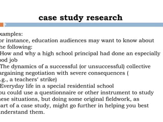 Case study research method | PPTX