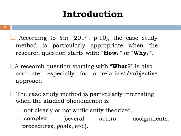 Case study research method | PPTX | Science