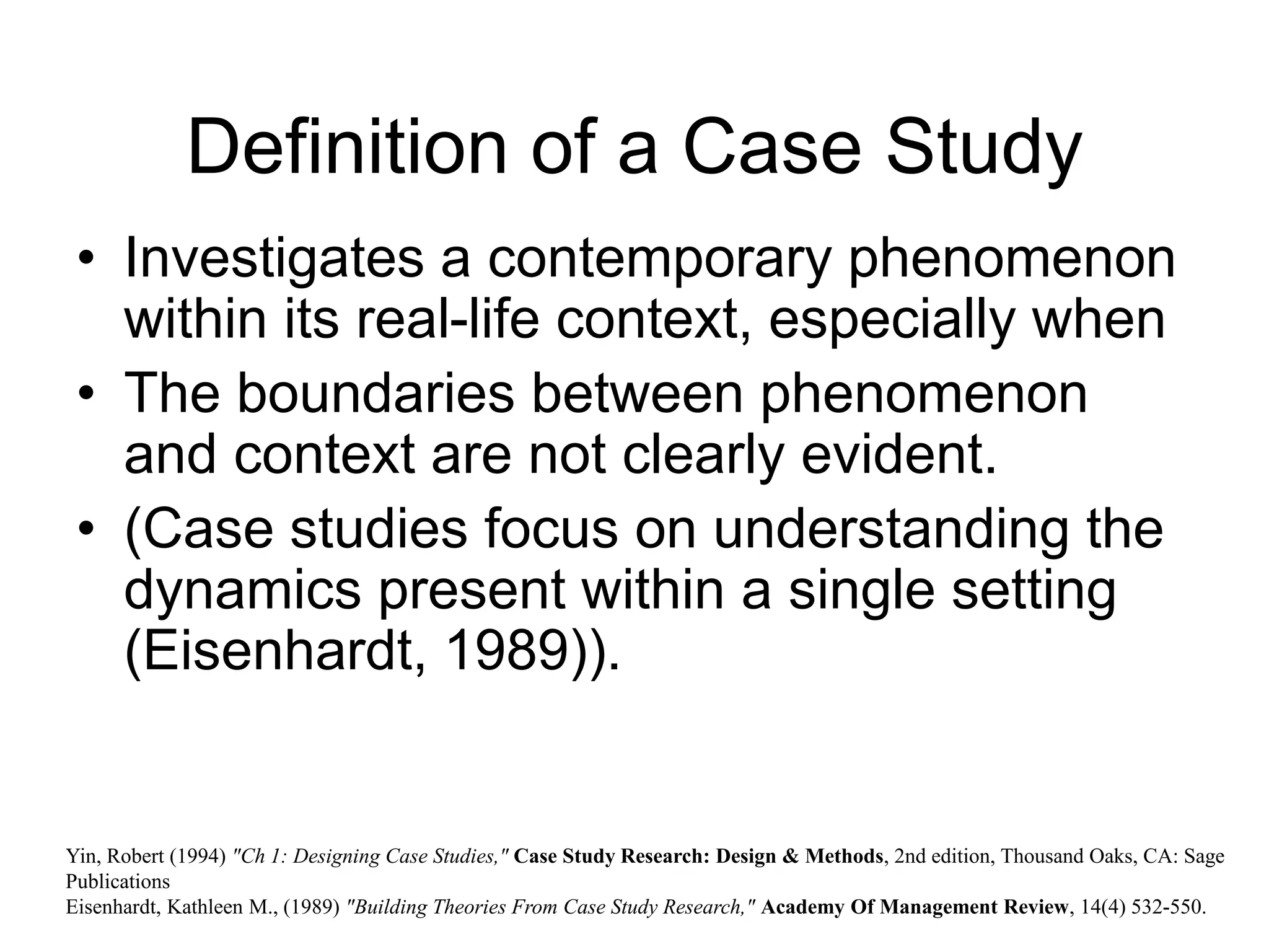 Case Study Research and technology development Method.ppt | Science