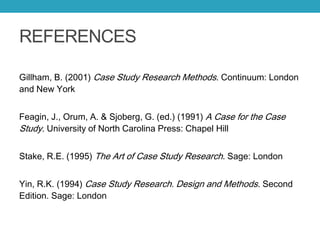 Case Study Research Methods | PPTX