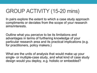 Case Study Research Methods | PPTX