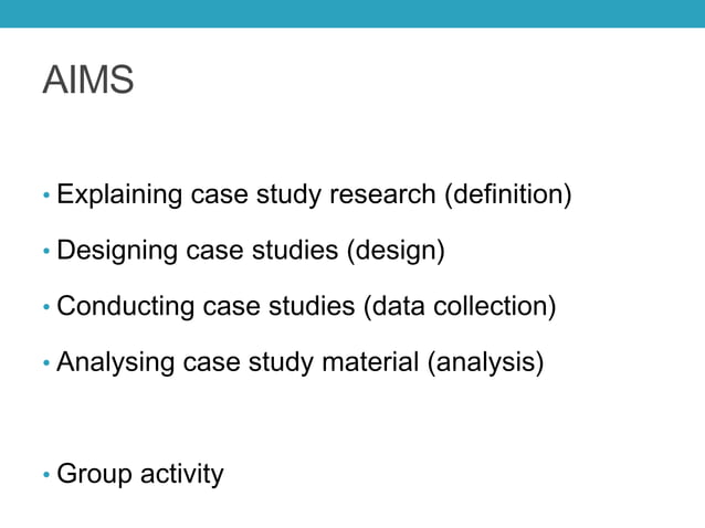 Case Study Research Methods | PPTX | Education