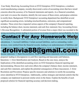Case Study Resolving Accounting Errors at XYZ Enterprises XYZ Ente.pdf