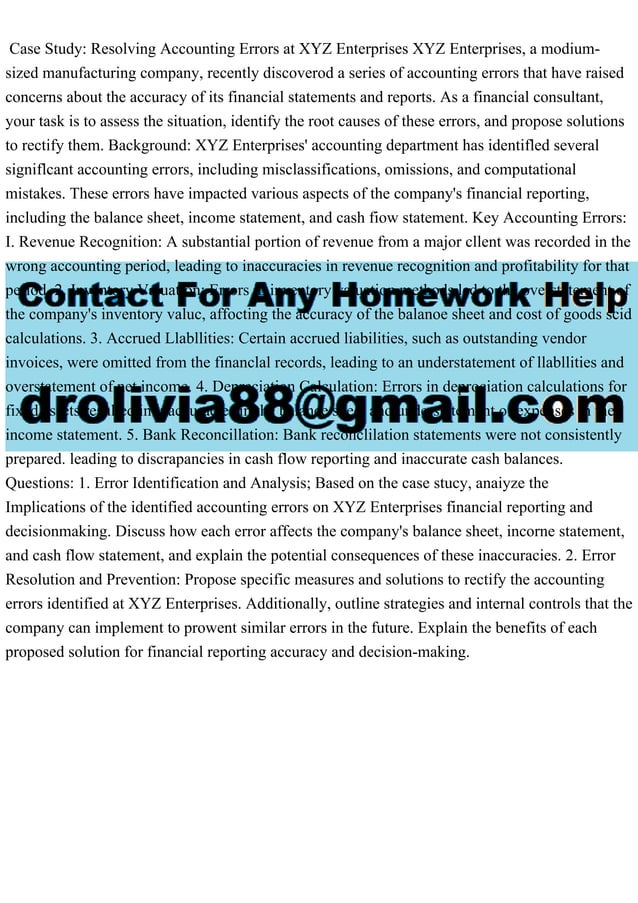 Case Study Resolving Accounting Errors at XYZ Enterprises XYZ Ente.pdf