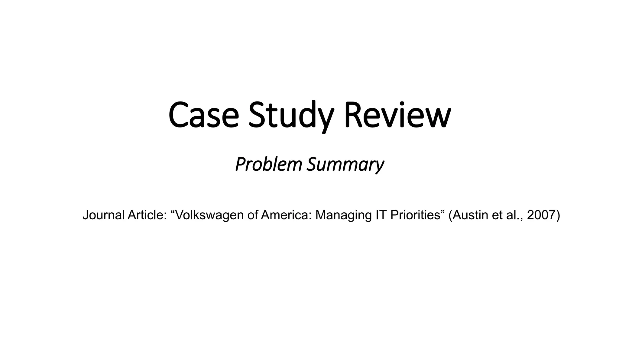 Case Study Review - Problem Summary.pptx