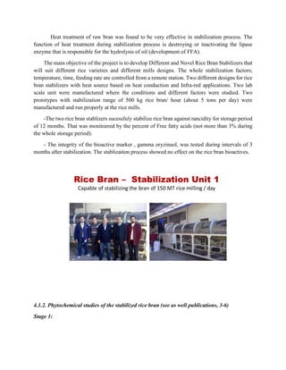 Case study, rice bran from waste to high value added product | PDF