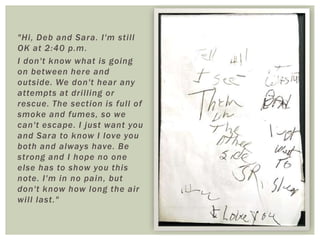 Case Study_Sago Mine Tragedy | PPTX