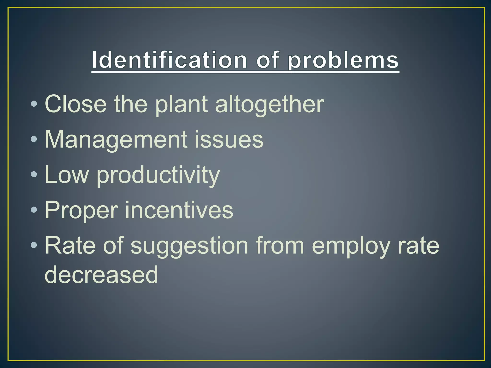 Organizational Behavior Case Study of Mirror Plant | PPTX
