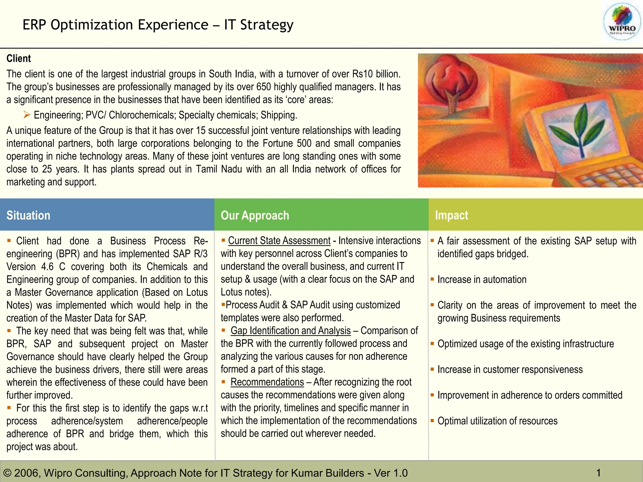 case_study_sanmar BPR Business Process reengineering | PPT | Computer Software and Applications ...