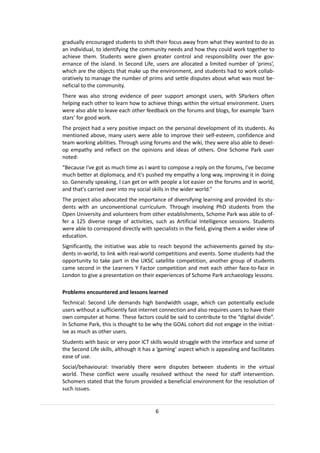 Case study Schome Park | PDF