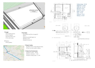 Case study & Site analysis | PPTX