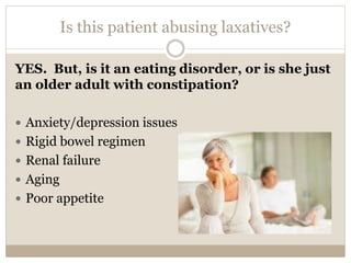 Chronic Constipation and Laxative Abuse | PPTX