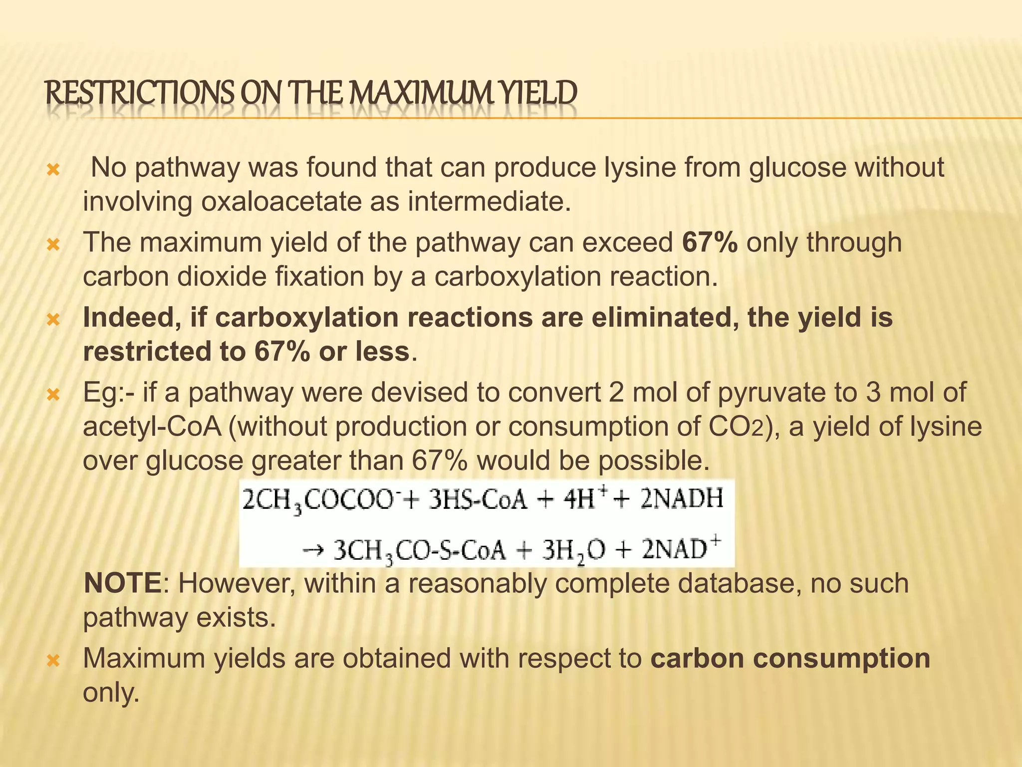 Case study on Metabolic Pathway Synthesis | PPTX