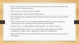Case study-Unsolved crazy murder case | PPTX