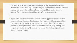 Case study-Unsolved crazy murder case | PPTX