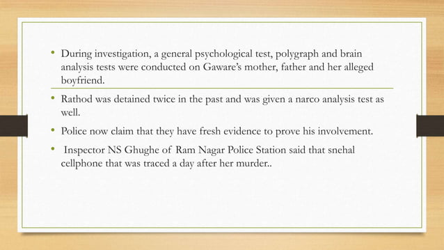 Case study-Unsolved crazy murder case | PPTX | Crime & Harmful Acts to Individuals, Society ...