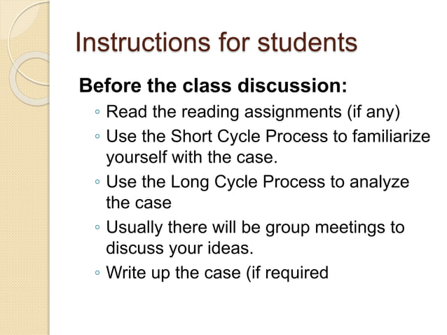 Case study solving technique | PPT