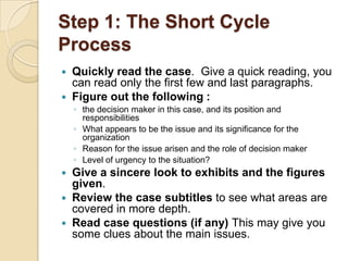 Case study solving technique | PPTX