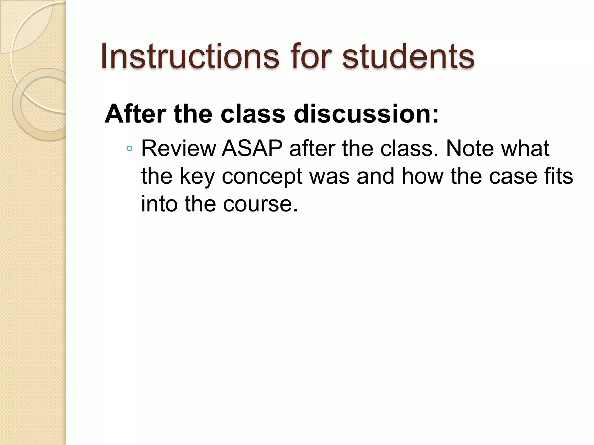 Case study solving technique | PPTX
