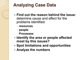 Case study solving technique | PPTX