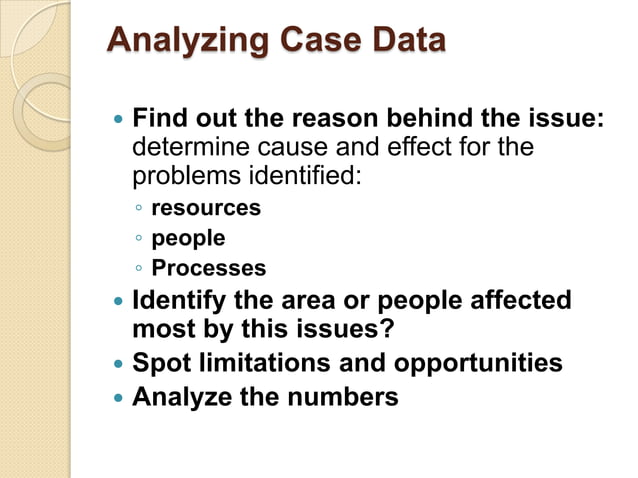Case study solving technique | PPTX