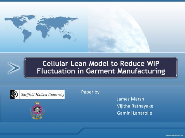 Case Study Sri Lanka Lean Wip Reduction | PPT