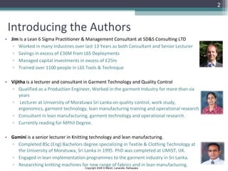 Case Study Sri Lanka Lean Wip Reduction | PPT