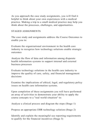 Case Study, Stage 1 Process Analysis Before you begin this assign.docx