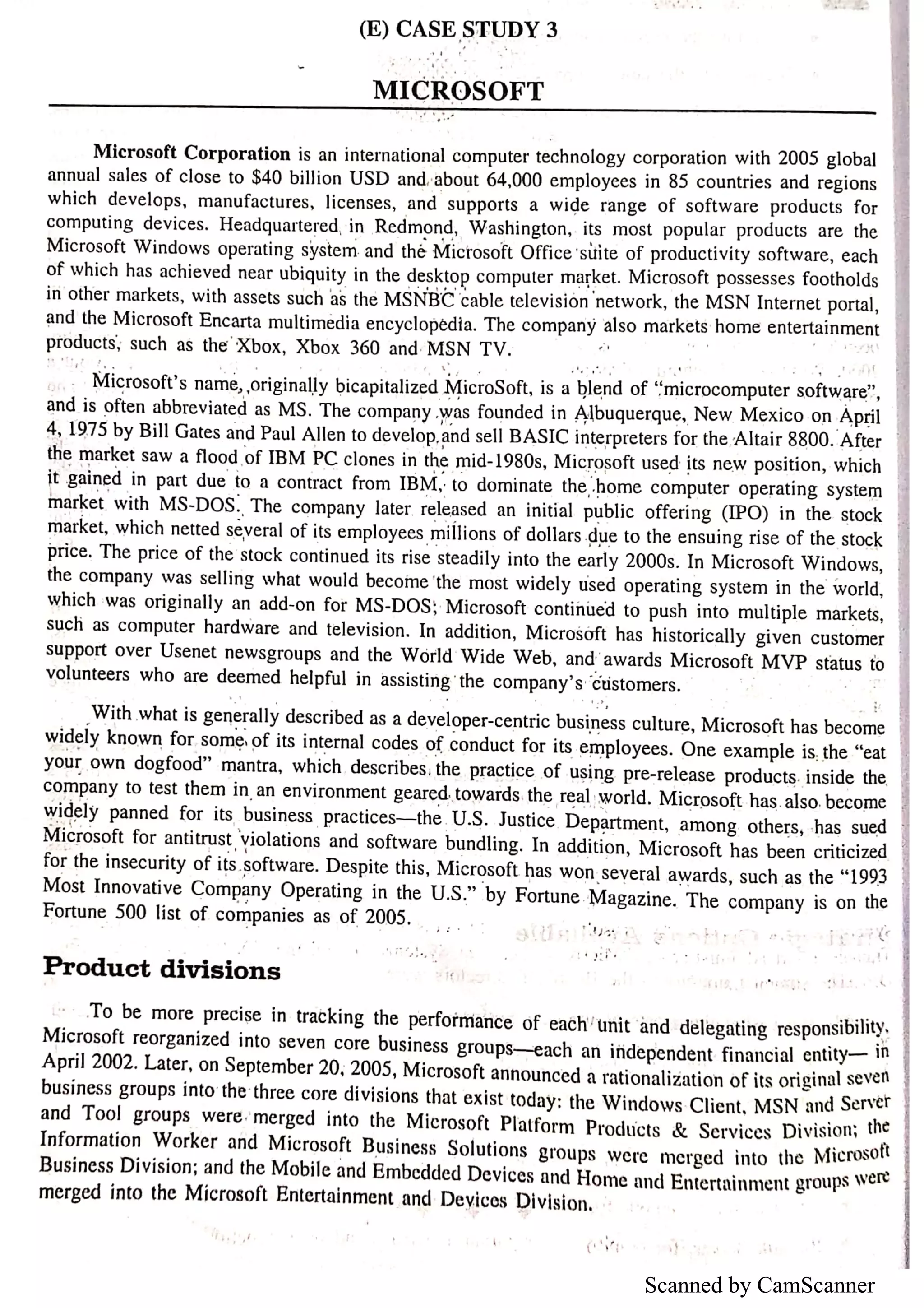 Case study strategic management: learning on strategic management through cases | PDF