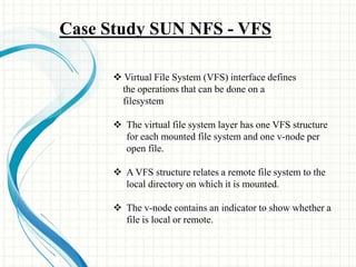 Sun NFS , Case study | PPTX