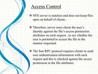 Sun NFS , Case study | PPTX