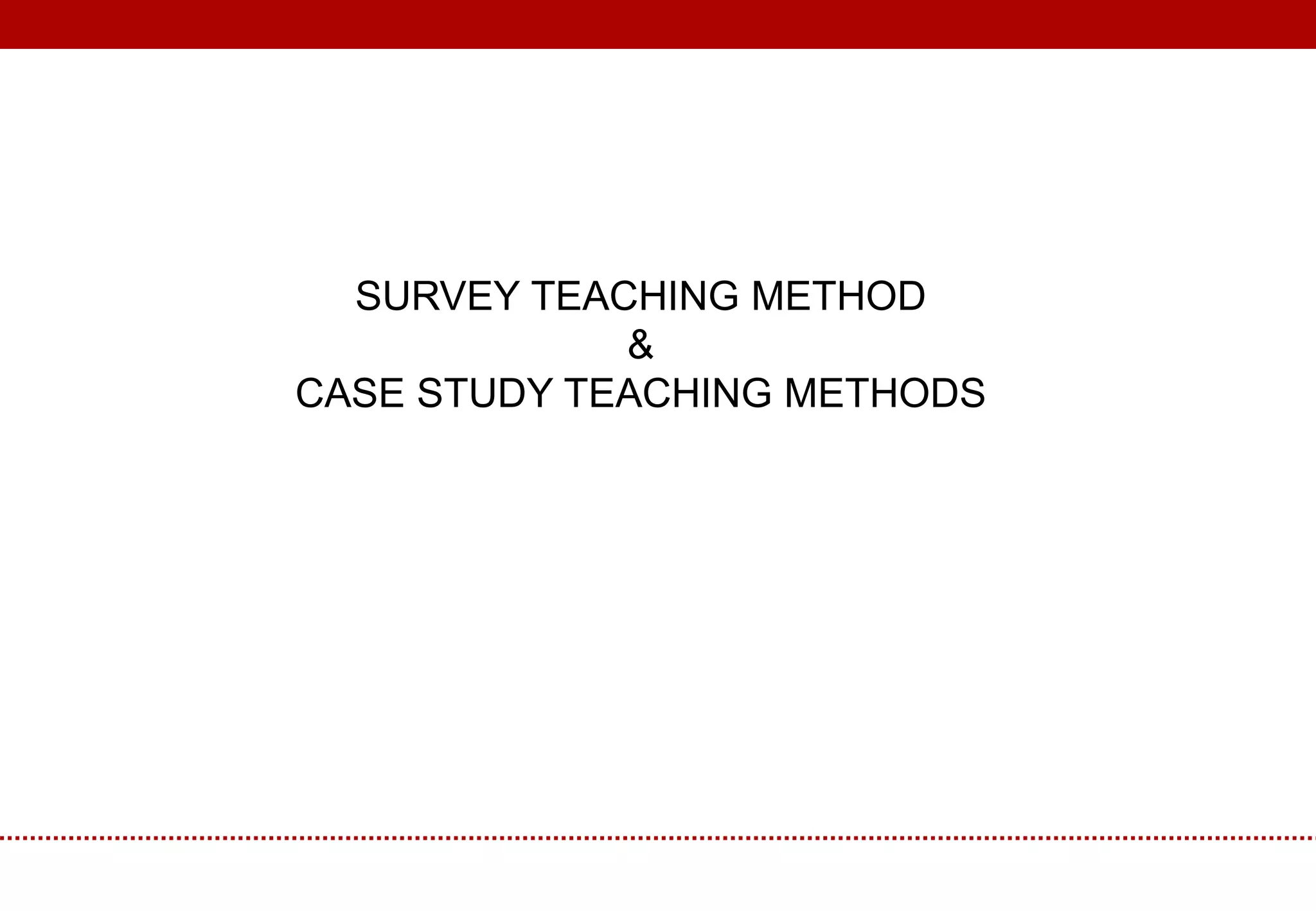 Case Study Survey Method pptx