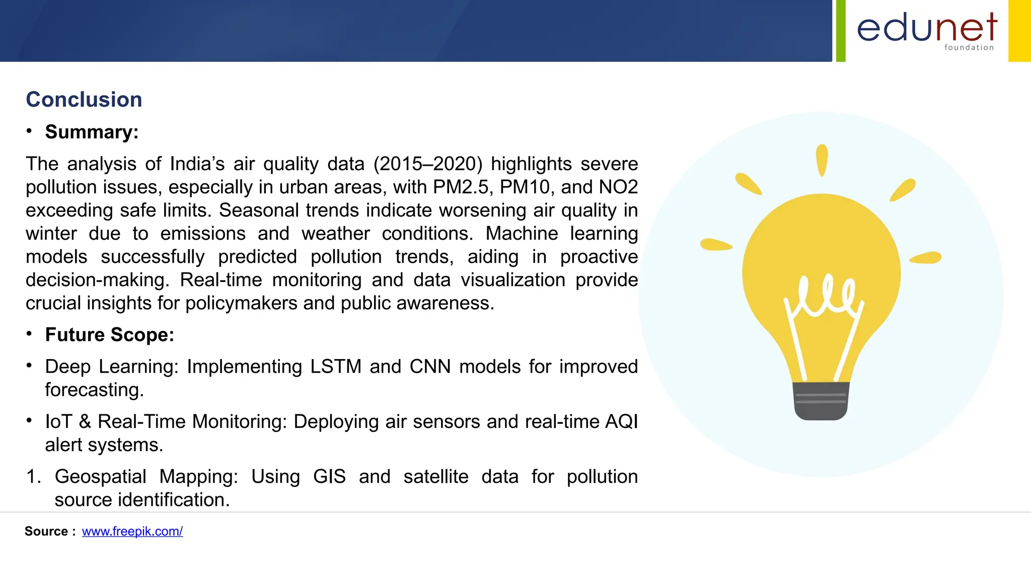 Air quality analysis in India using machine learning.pptx