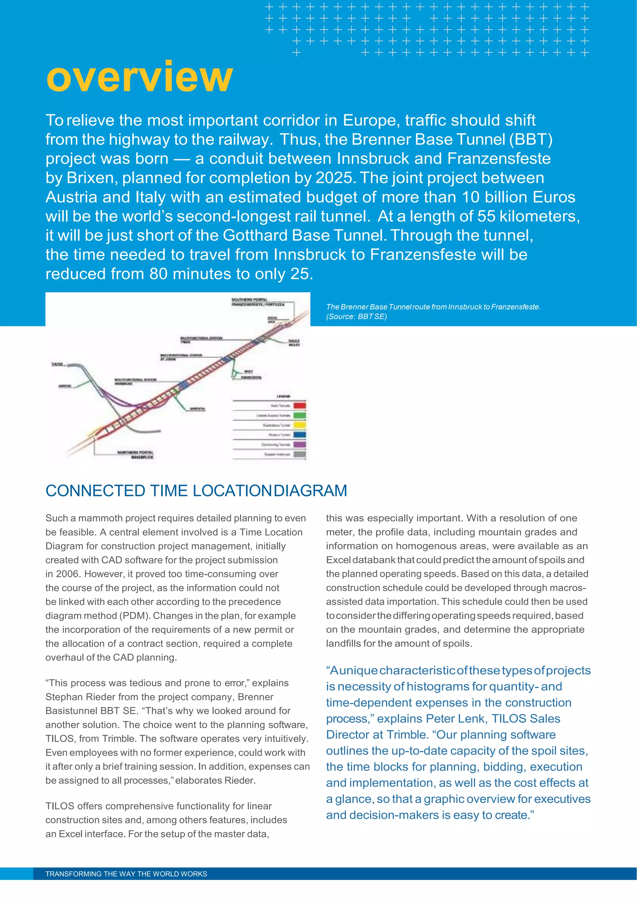 Case study tilos-brennerbasetunnel 3 | PDF