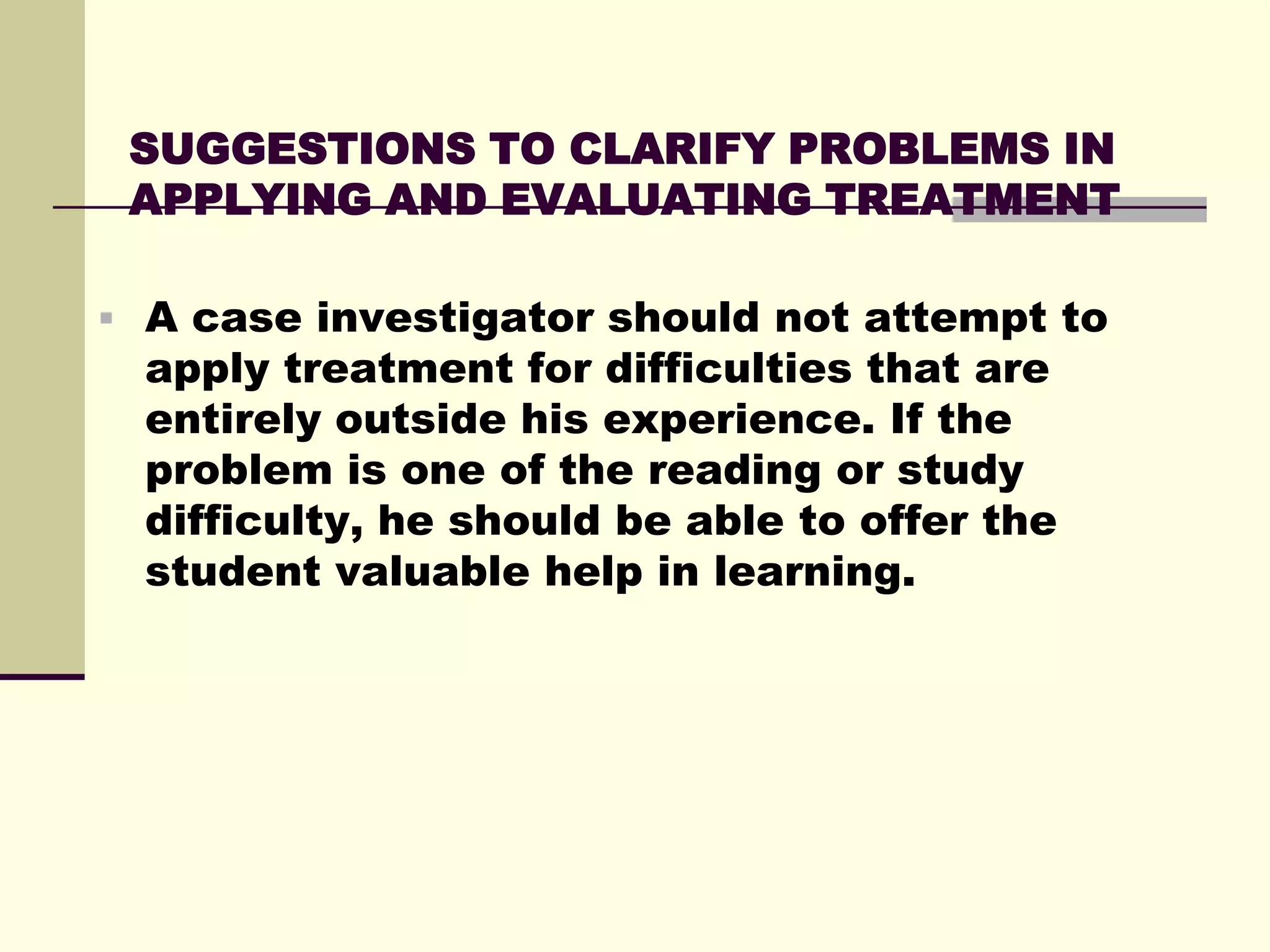 Case study tool for effective counseling | PPTX