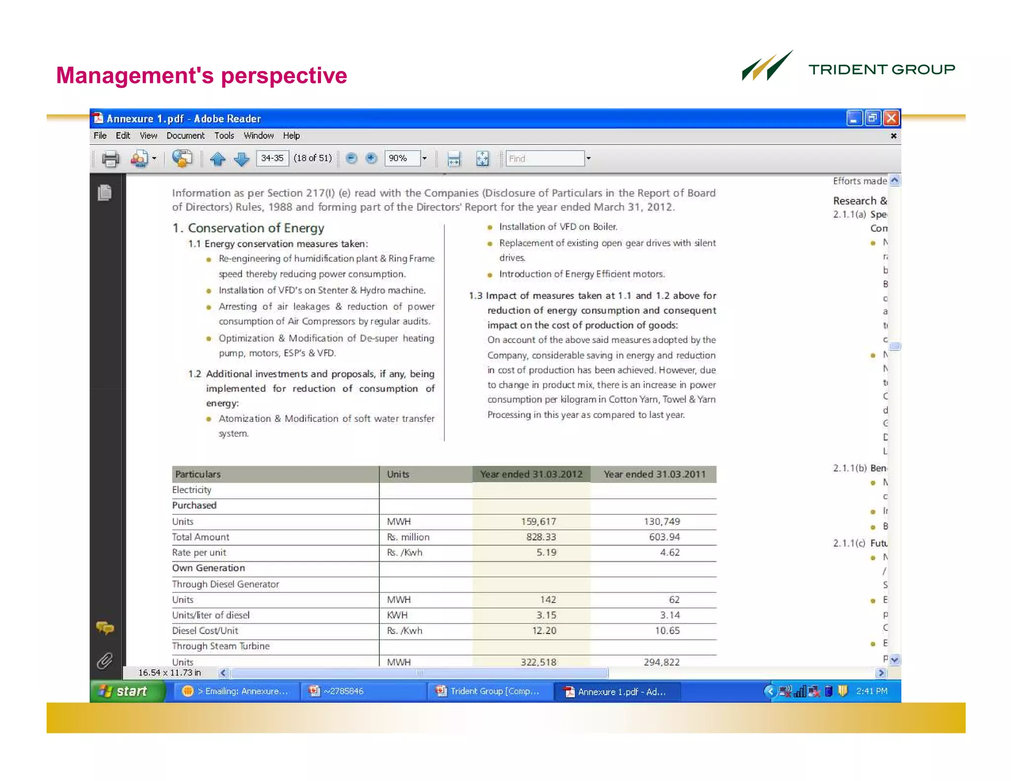 Case Study_Trident Group | PDF