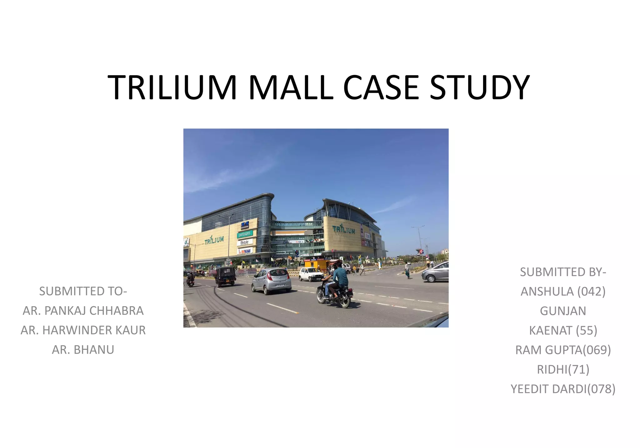 Case study trilium MALL AMRITSAR | PPTX