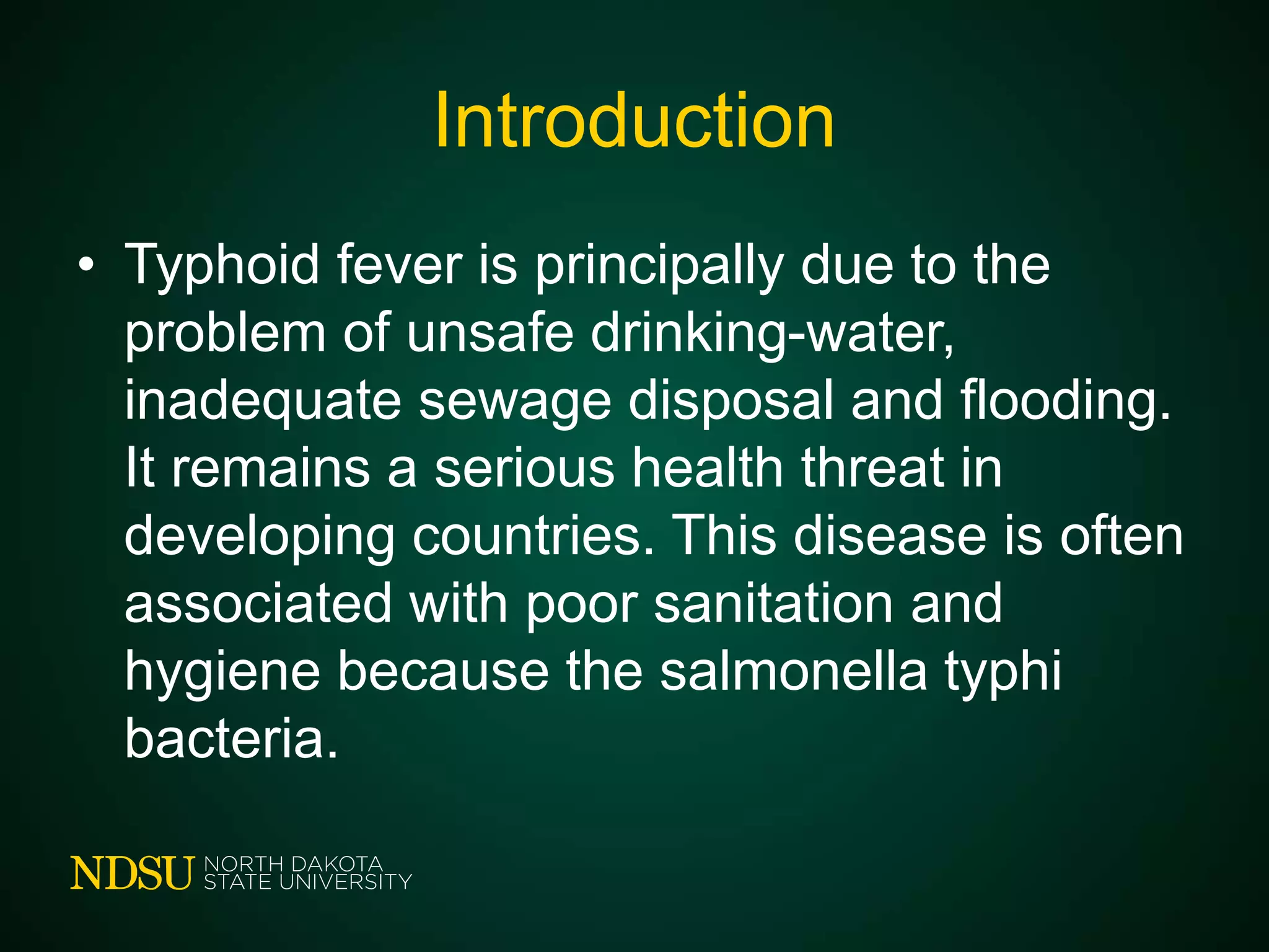 Case study - Typhoid Fever (Invasin protein) | PPTX
