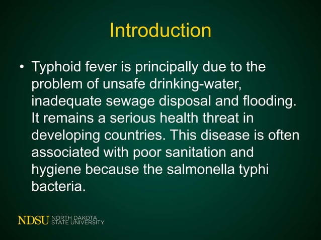 Case study - Typhoid Fever (Invasin protein) | PPTX