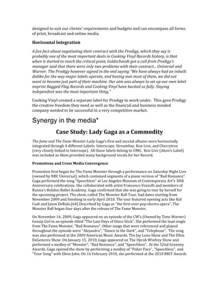 Case study umg vinyl | DOCX