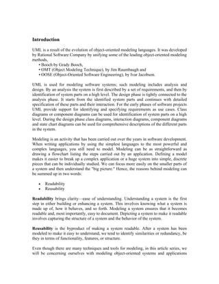 Case Study Uml | DOC