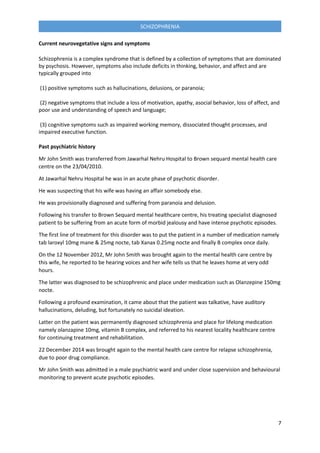 Case studyupdated 2 | PDF | Mental Health | Diseases and Conditions