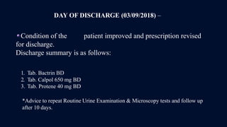 Case study of urinary tract infection | PPTX