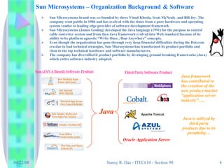 Sun Microsystems:Case Studyv1 | PPT