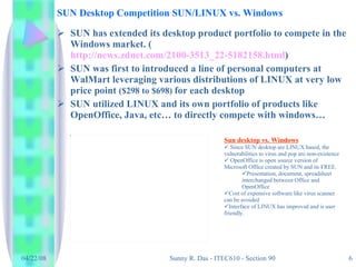 Sun Microsystems:Case Studyv1 | PPT