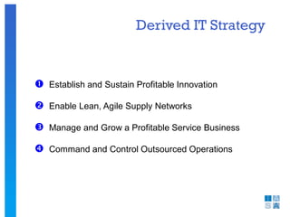 Case study value of it strategy in hi tech industry | PPT