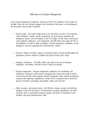 Solved case study Virtual case file FBI | DOCX